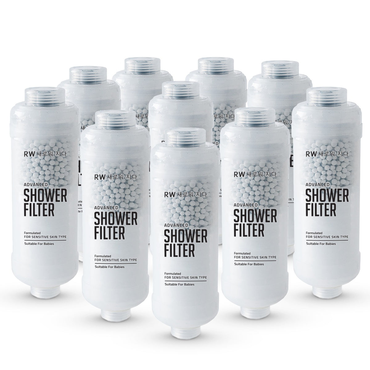 Advanced Unscented Shower Filter (Bundle of 10) | Refresh Wellness
